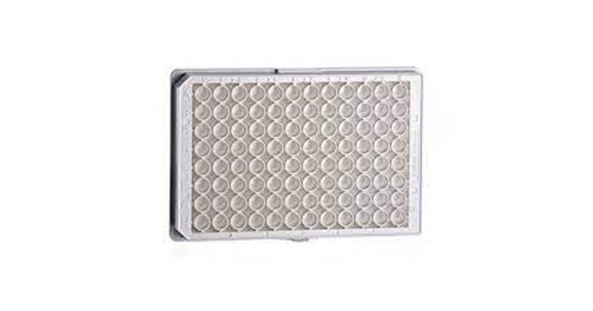 CELL CULTURE MICROPLATE, 96 WELL, PS, F-BOTTOM, CHIMNEY WELL, WHITE ...
